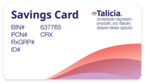 Savings and support | Talicia | Official Patient Site